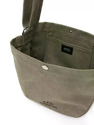 A.p.c. Small Journal Shoulder Bag - Green