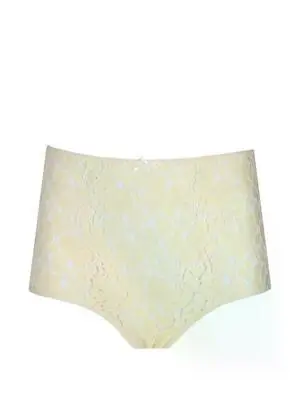LAURA URBINATI Lace-panel Bow-detail Culottes