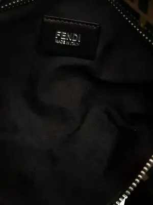 Fendi Zucca Canvas Double Pocket Belt Bag