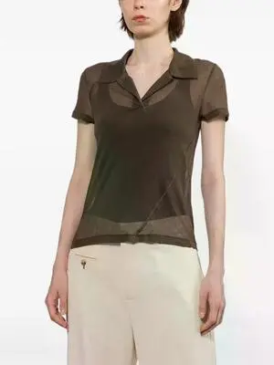 Helmut Lang Sheer-panel Top