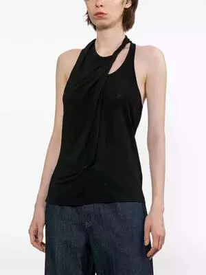 Helmut Lang Draped Halterneck Top