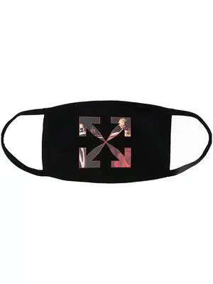 Off-White Caravaggio Arrow Print Face Mask