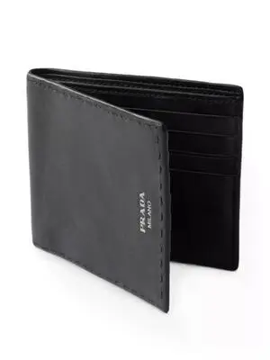 Prada Antiqued Leather Wallet