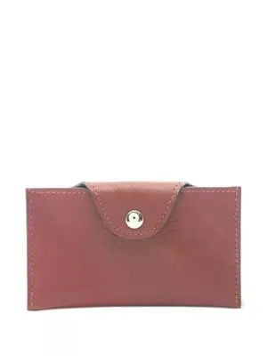 Hermès 2023 Iliade Leather Card Holder - Red