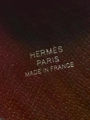 Hermès 2023 Iliade Leather Card Holder