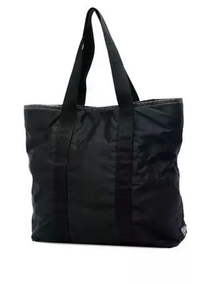 Prada Saffiano Trimmed Tessuto Tote Bag