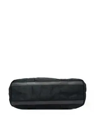 Prada Saffiano Trimmed Tessuto Tote Bag