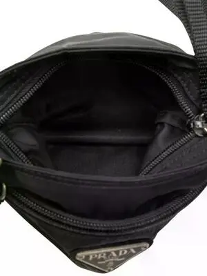 Prada 2000-2013 Tessuto Zip Top Crossbody Bag