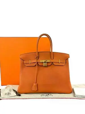 Hermès 2013 Clemence Birkin Retourne 35 Handbag