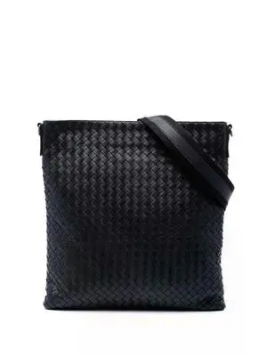 Bottega Veneta 2012-2026 Nappa Intrecciato Vn Crossbody Bag - Black
