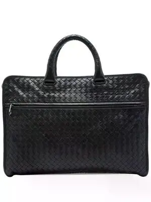 Bottega Veneta 2012-2026 Nappa Intrecciato Business Bag - Brown