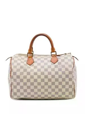 LOUIS VUITTON Damier Azur Speedy 30 Boston Bag