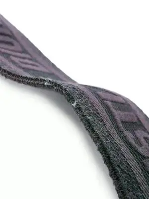 Dior Embroidered Canvas And Leather Belt