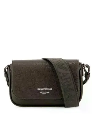 Emporio Armani Logo-print Crossbody Bag - Brown
