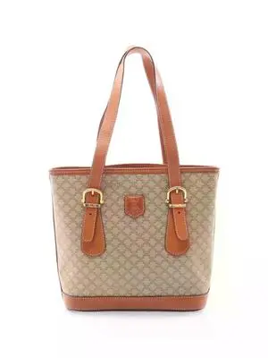 Celine 2000s Macadam Tote Bag - Neutrals