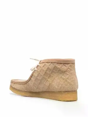 Clarks Textured Lace-up Boots
