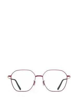 BLACKFIN Solana Geometric Frame Eyeglasses - Red