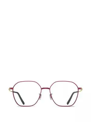 BLACKFIN Solana Geometric Frame Eyeglasses - Red