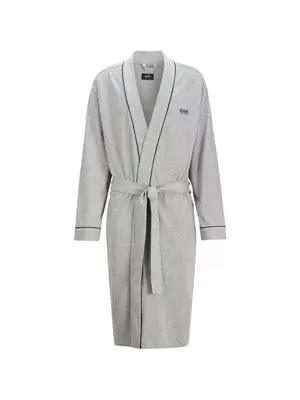 Hugo Piping-detail Belted Dressing Gown
