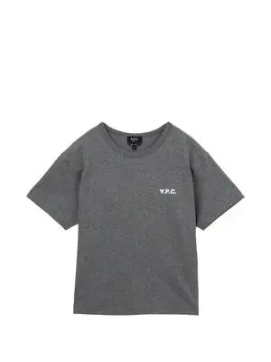 A.p.c. Logo-print T-shirt - Grey