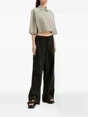 LOW CLASSIC Cropped Button-down Shirt