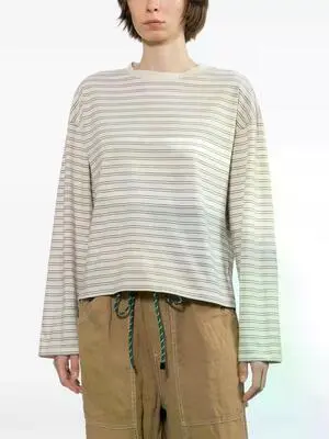 Rag & Bone Drawstring Contrast-stitch Trousers