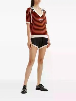 CHARLES JEFFREY Embroidered Logo Shorts