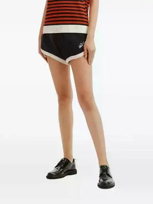 CHARLES JEFFREY Embroidered Logo Shorts
