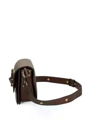 Moschino Clothespin-plaque Shoulder Bag
