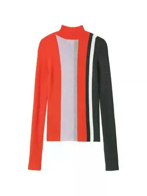 ENFOLD Ribbed Colour-block Sweater