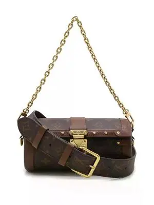 LOUIS VUITTON 2021-2026 Monogram Papillon Trunk Satchel - Brown