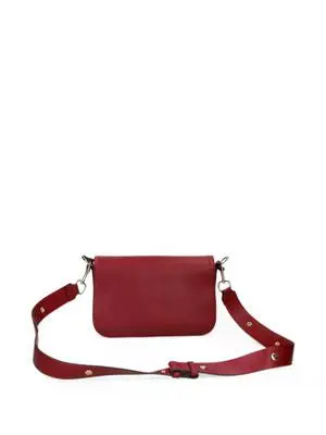 Moschino Clothespin-detail Shoulder Bag - Red