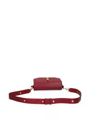 Moschino Clothespin-detail Shoulder Bag - Red