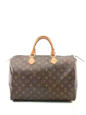 LOUIS VUITTON Speedy 35 Monogram Handbag - Brown