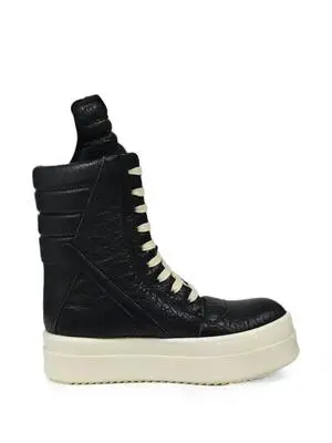 Rick Owens Geo Basket High-top Sneakers - Black