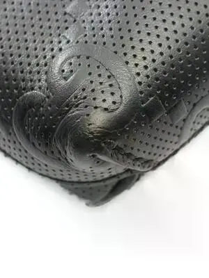 Gucci 2010s Gg Embossed Messenger Bag