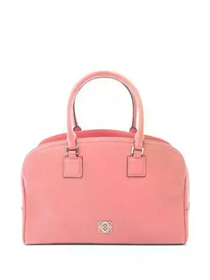Loewe Textured Calf Leather Tote Bag - Pink