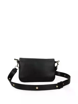 Moschino Clothespin Plaque Shoulder Bag - Black
