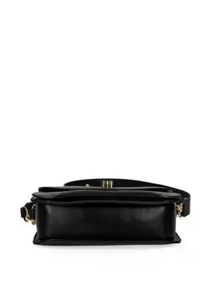 Moschino Clothespin Plaque Shoulder Bag - Black