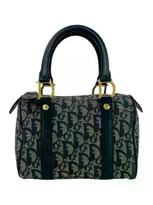 Dior 20th Century Trotter Canvas Boston Bag