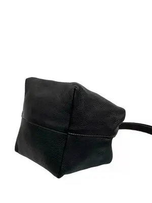 Loewe 1990-2000 Leather Anagram Shoulder Bag