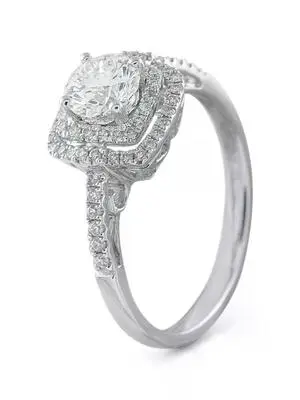 LB EXCLUSIVE Diamond Double-halo Ring