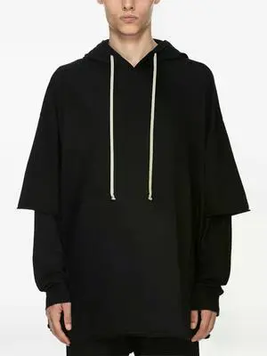 Rick Owens Layered Sweatshirts Hoodies For Men