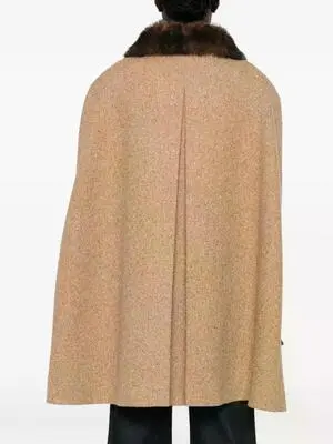 Valentino Garavani Sleeveless Tweed Cape
