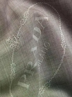 Prada Silk, Cashmere And Wool Jacquard Shawl