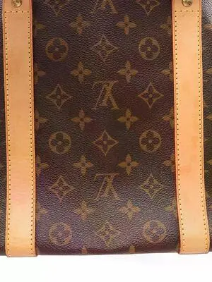 LOUIS VUITTON 2003 Monogram Keepall 60 Travel Bag - Brown
