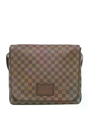 LOUIS VUITTON Damier Ebene Brooklyn Mm Crossbody Bag