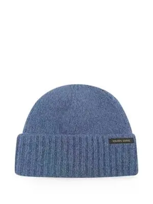 GOLDEN GOOSE Logo-patch Beanie Hat