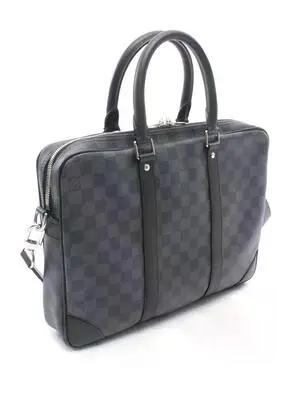 LOUIS VUITTON Damier Graphite Porte Documents Voyage Pm Business Bag