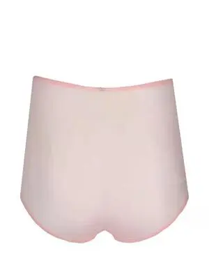 LAURA URBINATI Lace-panelled Bow-detail Briefs